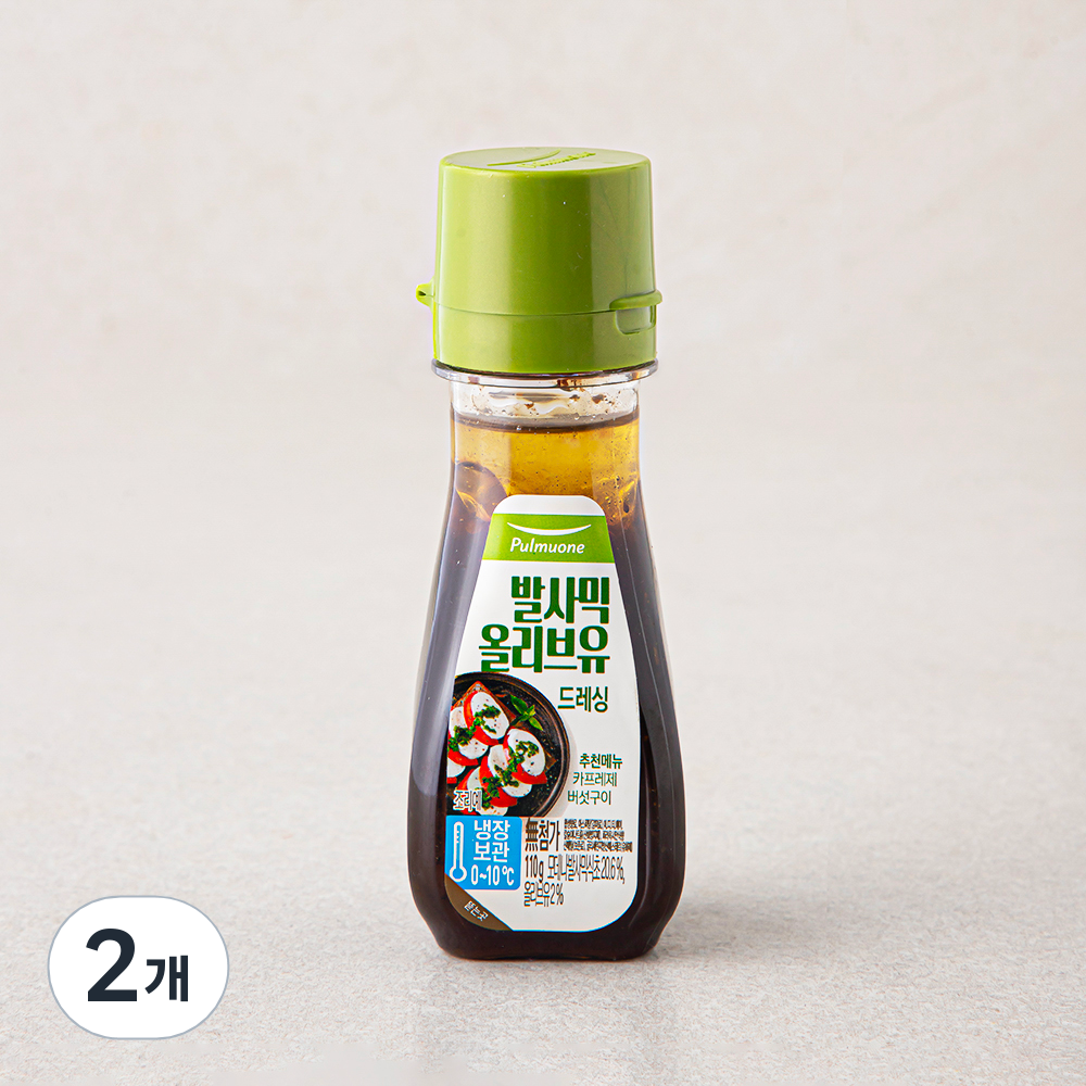 '풀무원 발사믹 올리브유 드레싱, 110g, 2개' 최저가 검색, 최저가 3,410원 - 할인 알림