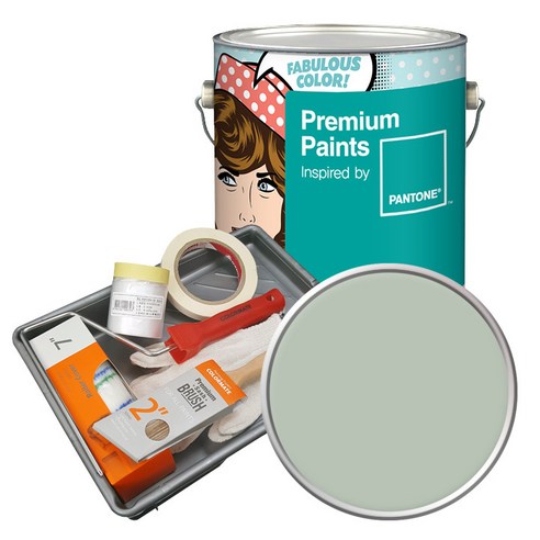 노루페인트 팬톤 내부용 실내벽면페인트 4L 세트 저광, 14-6007 Sea Foam - 가격 변동 추적 그래프 - 역대가