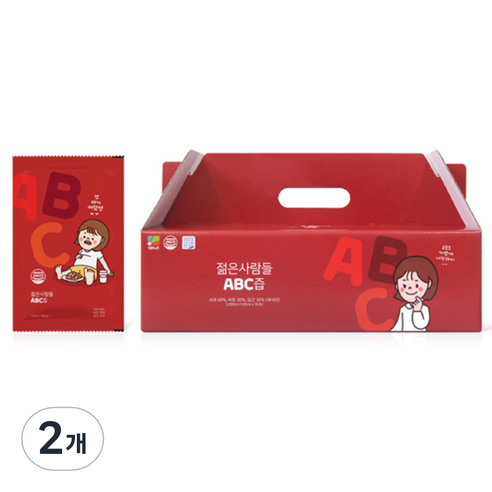 젊은사람들 ABC즙 30p, 3000ml, 2개 - 가격 변동 추적 그래프 - 역대가