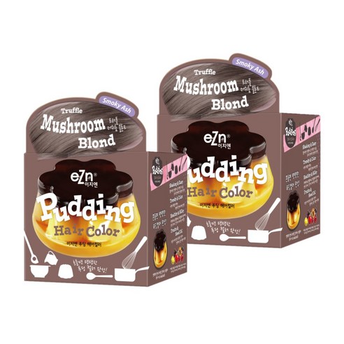 'eZn 푸딩 헤어컬러 염색제, 트러플 머쉬룸 블론..., 2개' 최저가 검색, 최저가 13,260원 - 할인 알림
