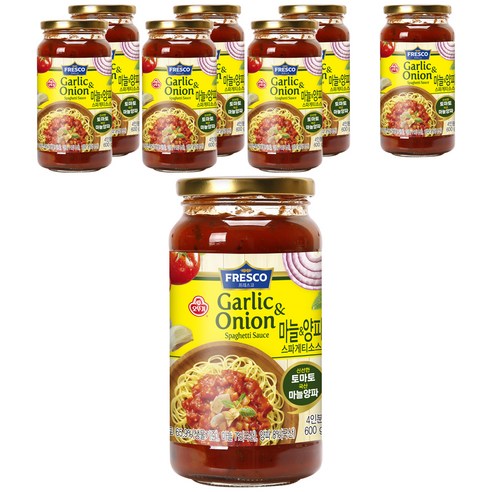 '오뚜기프레스코 마늘 앤 양파 스파게티소스, 600g, 8개' 최저가 검색, 최저가 29,830원 - 할인 알림