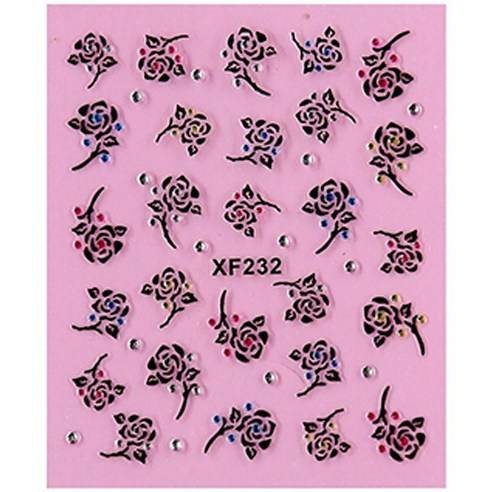 노랜드 XF 네일 스티커 3D 마크, XF232, 10개입 - 가격 변동 추적 그래프 - 역대가