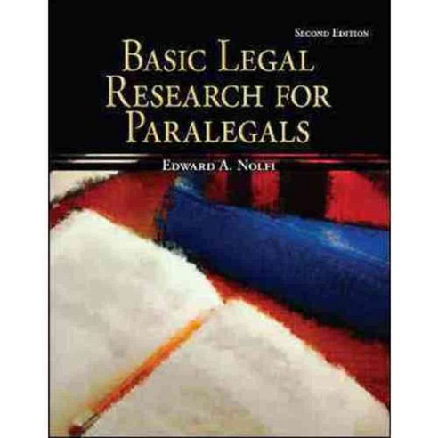 Basic Legal Research for Paralegals, Irwin Professional Pub - 가격 변동 추적 ...