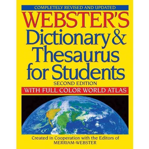 Webster''s Dictionary & Thesaurus for Students With Full-Color World ...