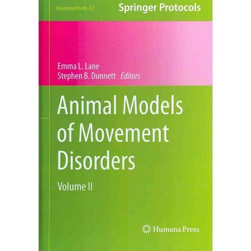 Animal Models of Movement Disorders Volume2, Humana Pr Inc - 가격 변동 추적 ...
