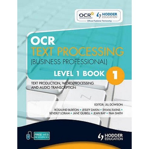 OCR Text Processing (Business Professional) Level 1 Book 1 Text ...