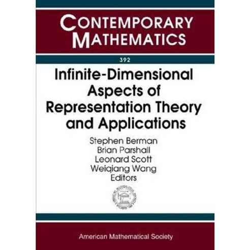 Infinite-Dimensional Aspects of Representation Theory and Applications Paperbac