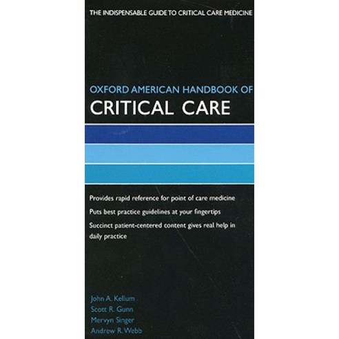 Oxford American Handbook of Critical Care Vinyl-bound, Oxford ...