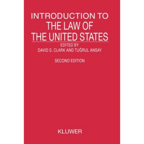 Introduction to the Law of the United States Paperback, Kluwer Law ...