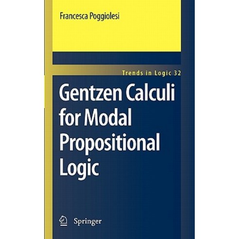 Gentzen Calculi for Modal Propositional Logic Hardcover, Springer - 가격 ...