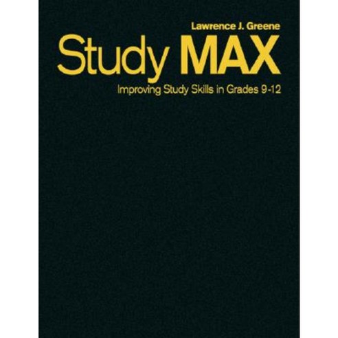 Study Max: Improving Study Skills in Grades 9-12 Hardcover, Corwin ...
