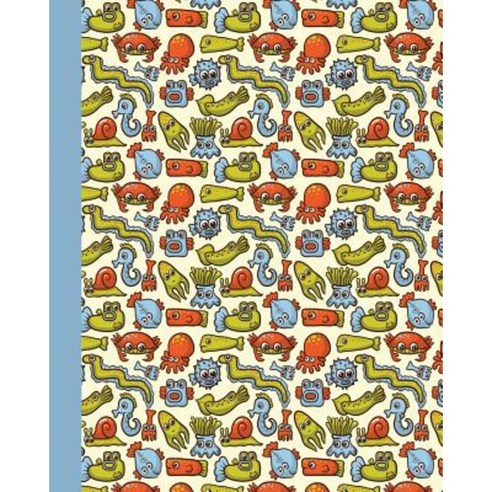 Journal: Sea Creatures (Blue) 8x10 - Lined Journal - Journal with Lined ...