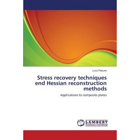 Stress Recovery Techniques End Hessian Reconstruction Methods Paperback, LAP Lambert Academic ...
