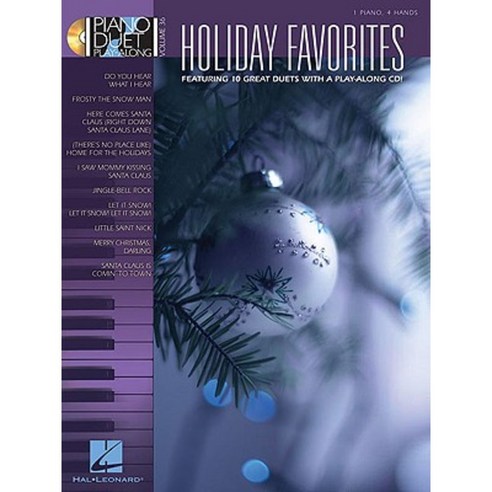 Holiday Favorites: Piano Duet Play-Along Volume 36 Hardcover, Hal ...
