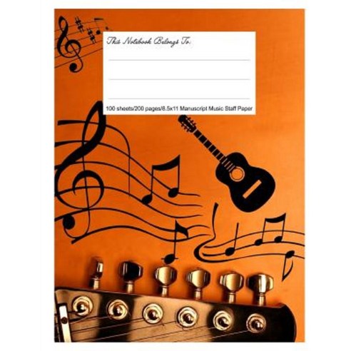 Staff Paper Blank Manuscript Musical Notebook 12 Staves 8.5.X 11 Good ...
