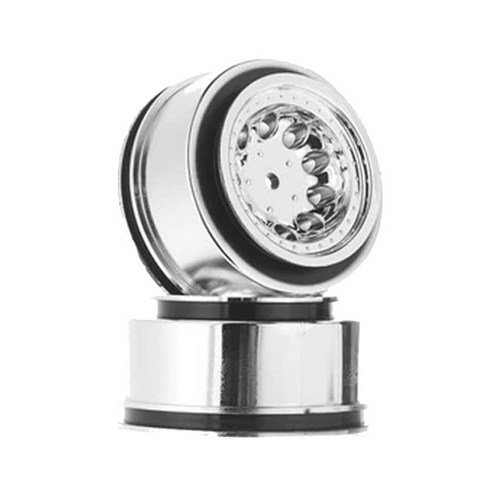RPM RPM82333 Chrome Revolver Short Course Wheels For Slash 2wd Rear RC ...