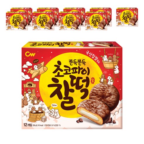 청우식품 초코파이 찰떡, 258g, 10개 - 가격 변동 추적 그래프 - 역대가