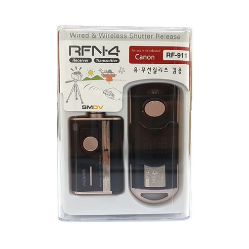 에스엠디브이 RF-911 캐논 유무선 리모컨, RFN4, 1개 - 가격 변동 추적 그래프 - 역대가