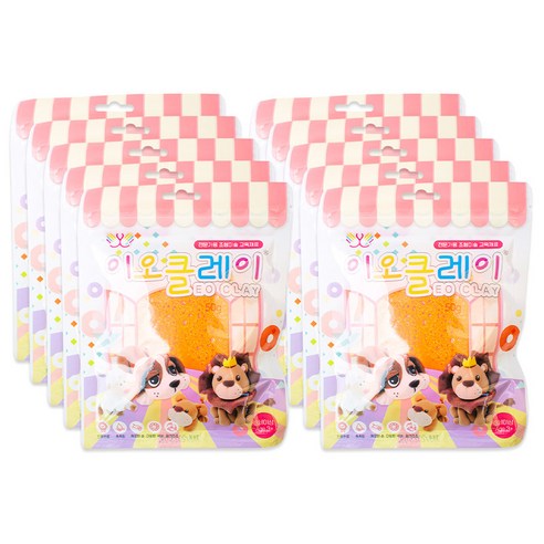 이오 유아용 폼클레이 10p, 주황, 50g - 가격 변동 추적 그래프 - 역대가