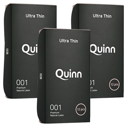 'Quinn 001 울트라씬 일반형 콘돔, 12개입, 3개' 최저가 검색, 최저가 26,820원 - 할인 알림
