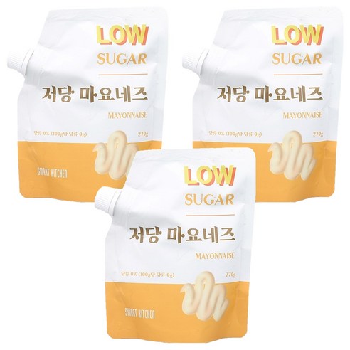 '스마트키친 저당 마요네즈, 270g, 3개' 최저가 검색, 최저가 14,640원 - 할인 알림
