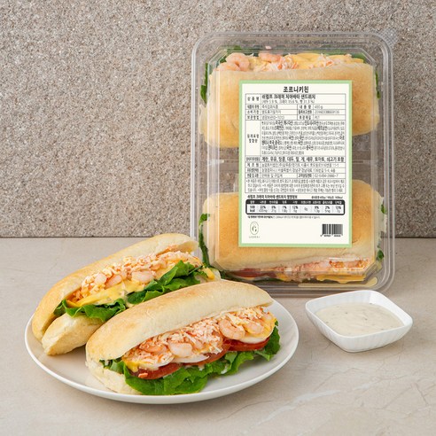 '조르니키친 쉬림프 크래미 치아바타 샌드위치 2개입, 480g, 1개' 최저가 검색, 최저가 11,950원 - 할인 알림