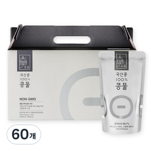 '대학약콩두유 국산콩 콩물, 190ml, 60개' 최저가 검색, 최저가 51,000원 - 할인 알림