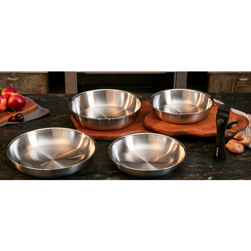 CHEFWIN 電磁爐適用Dream Hands 316鍋具組 平底鍋 5個 酷澎 - 天天低價，你的日常所需都在酷澎