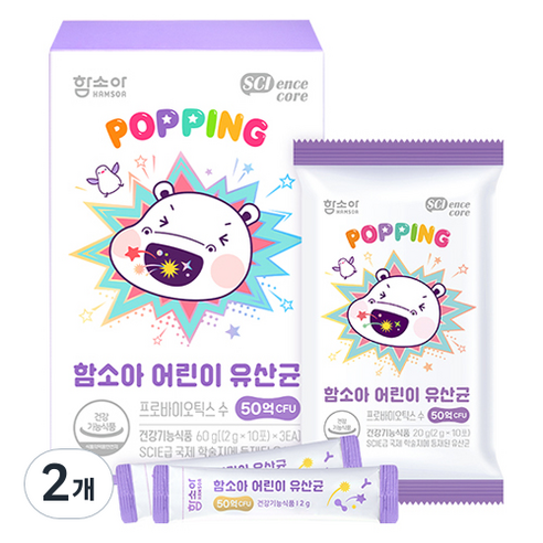함소아 어린이 유산균 30p, 60g, 2개 - 유산균 | 쿠팡