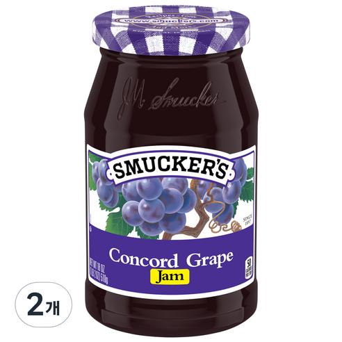 스머커스 포도잼, 2개, 510g / 스머커스 포도잼, 2개, 510g - 가격 변동 추적 그래프 - 역대가