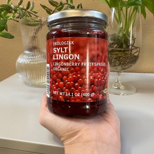 IKEA Sylt Lingon 이케아 링곤베리 잼 400g, 400g, 2개 - 과일잼 | 쿠팡