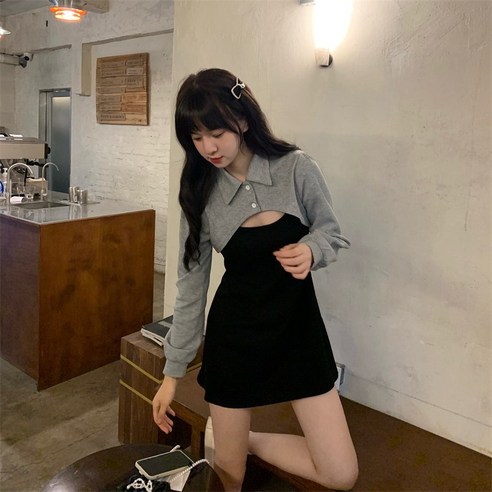 caoying 이른 봄 새 스타일 허리 슬리밍 우아한 라인 드레스 짧은 소매 스웨터 투피스 세트 - 가격 변동 추적 그래프 - 역대가