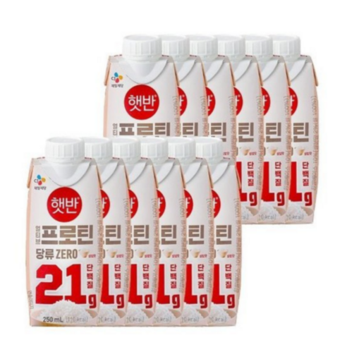 '골든싸이]CJ_얼티브프로틴햇반쌀밥맛250ml, 250ml, 12개' 최저가 검색, 최저가 19,900원 - 할인 알림