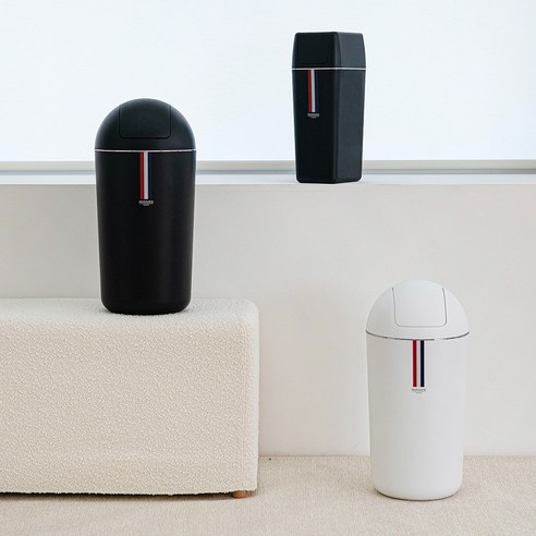 LVAI 파리지앵 푸쉬 휴지통, 사각 20L, 1개, 블랙 - 가격 변동 추적 그래프 - 역대가