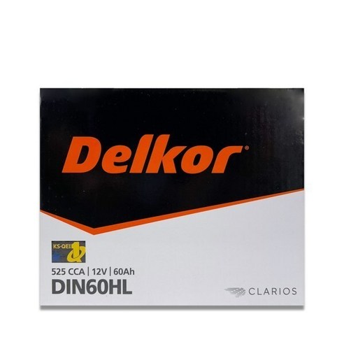 빠떼리아 델코 DIN60HL (CMF60L-DIN 호환) 아반떼CN7(LPG) AD MD K3 QM6(가솔린) SM6(가솔린 ...