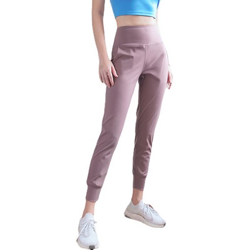ANKRIC 요가레깅스 알몸 피부 친화적 인 대형 레깅스 여성의 느슨한 달리기 피트니스 빠른 건조 하이 허리 9 점 요가 바지 - 가격 변동