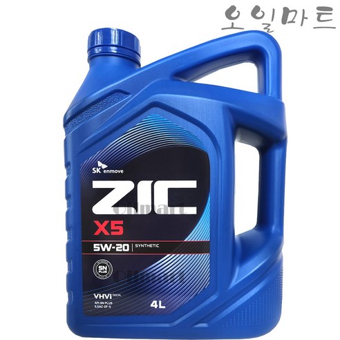 '지크 ZIC X5 SN PLUS 5W20 4L 경제적인 엔진오일 가솔린' 최저가 검색, 최저가 15,100원 - 할인 알림