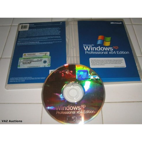 시스템 빌더용 Microsoft Windows XP Pro X64 Edition SP2B 구 버전 - 운영체제 | 쿠팡