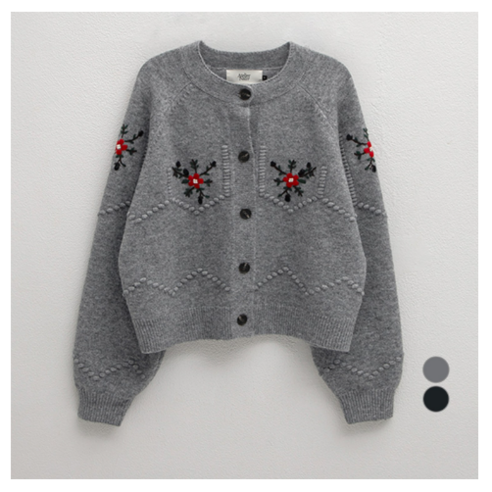 '아틀리에나인 여성용 플라워 엠브로이드 가디건 CD-2154' 최저가 검색, 최저가 148,640원 - 할인 알림