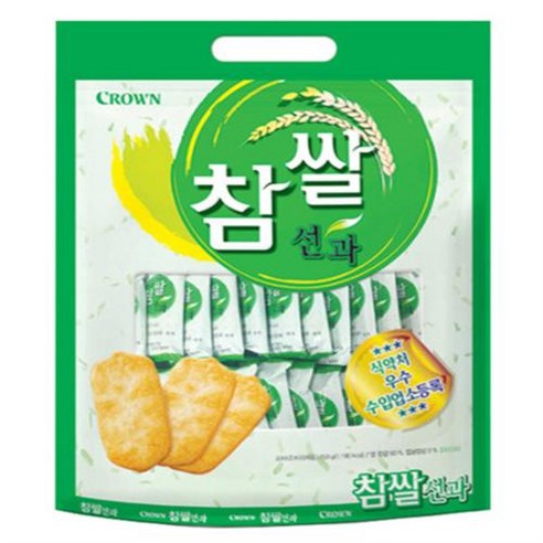 크라운 참쌀선과, 253g, 1개 - 쌀과자 | 쿠팡