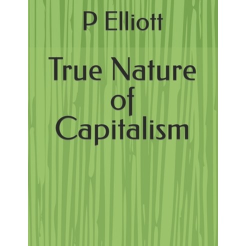 (영문도서) True Nature of Capitalism Paperback, Independently Published ...