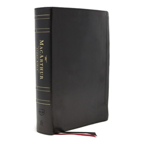 The Nkjv MacArthur Study Bible 2nd Edition Genuine Leather Black ...