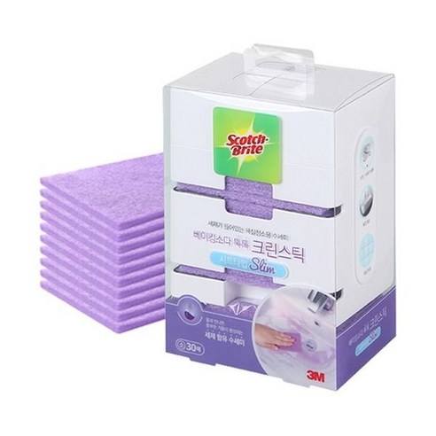 '3M 스카치브라이트 슬림 베이킹소다 크린스틱 시트타입 디스펜서팩' 최저가 검색, 최저가 30,500원 - 할인 알림