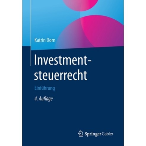 Investmentsteuerrecht: Einführung Paperback, Springer Gabler, English ...