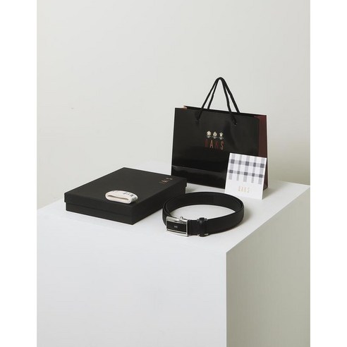 [21FW] [DAKS GIFT] [풀패키지 동봉] 블랙 가죽 로고 사각버클 자동벨트 DBBE1F932BK - 가격 변동 추적 그래프 - 역대