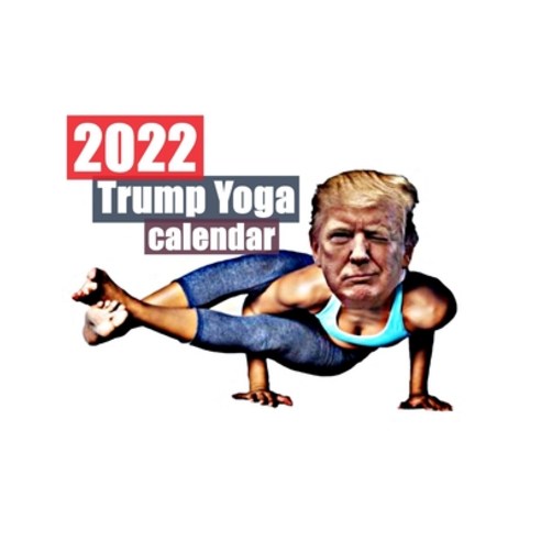 2022 Trump Yoga Calendar Paperback, Independently Published, English ...