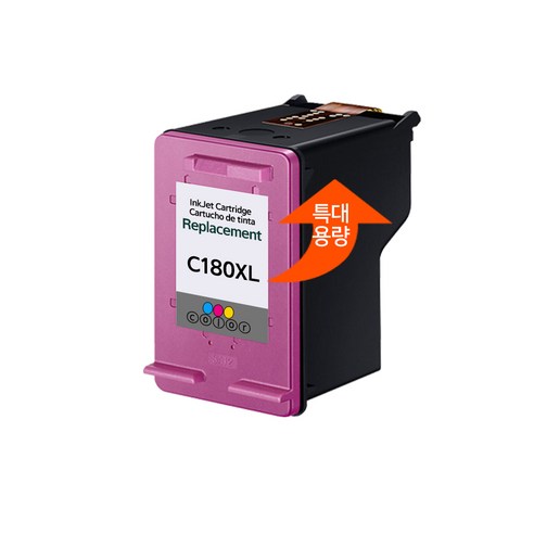 삼성 M180 C180 특대용량_SL-J1660 SL-J1663 SL-J1665 SL-J1770FW 재생잉크 INK-M180 ...