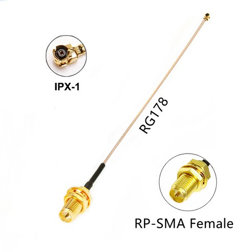SMA-IPX-1 피그테일 점퍼 RP SMA 암-U.fl IPX RG178 1.13 케이블 소켓 잭 커넥터 어댑터 와이파이 ...