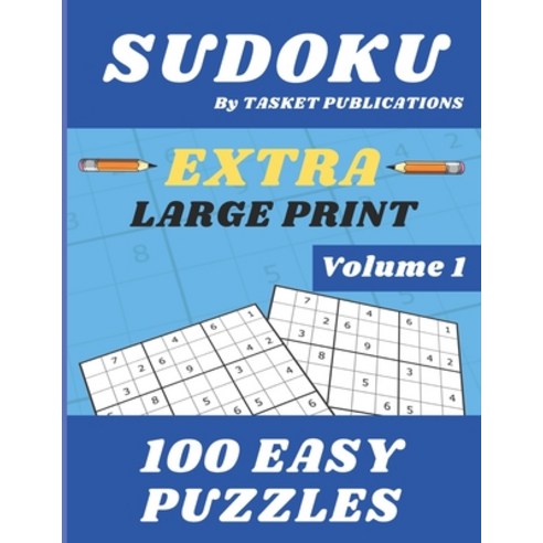 Sudoku - Extra Large Print - 100 Easy Puzzles: 100 Easy Level Sudoku ...