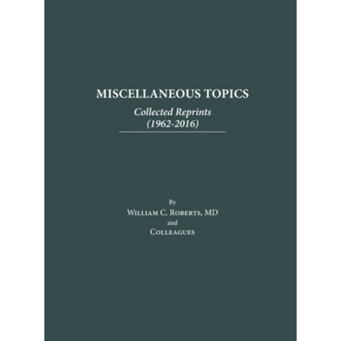 (영문도서) Miscellaneous Topics: Collected Reprints Hardcover, Baylor ...